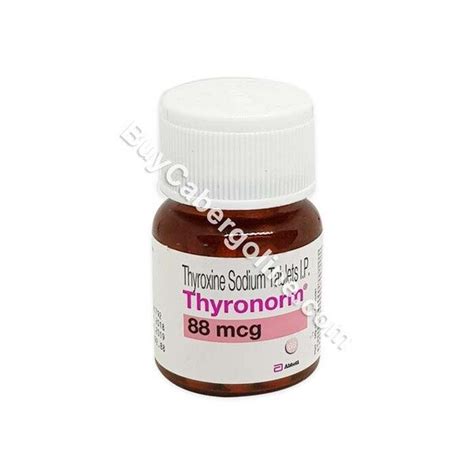 Thyronorm 88mcg Thyroxine Sodium Buy Cabergoline