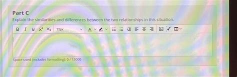 part c explain the similarities and differences between the two