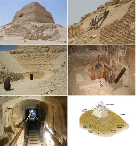 Pyramid Of Meidum The Collapsed Step Pyramid