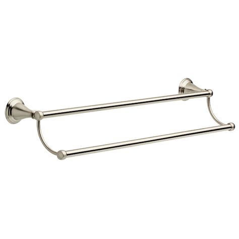 Delta Windemere 24 In Brushed Nickel Wall Mount Double Towel Bar 79625