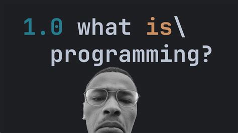 What Is Programming 1 Python For Absolute Noobs Youtube