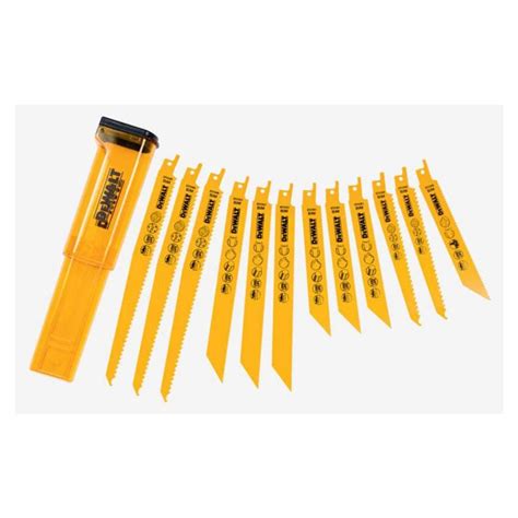 Dewalt Universal Multi Material Reciprocating Saw Blades 12 Piece Set