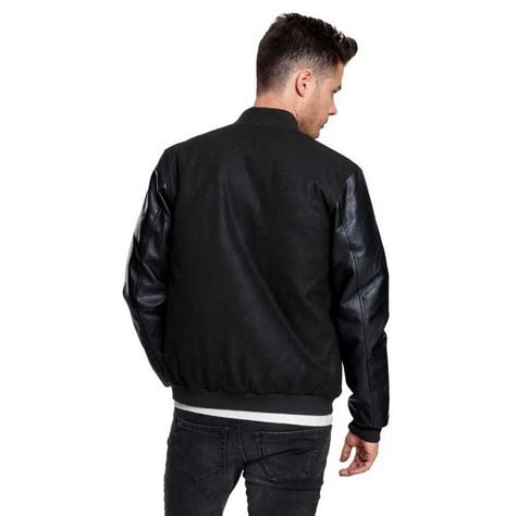 Urban Classics Oldschool College Jacket Black Dressinn