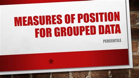 Measures Of Position For Ungrouped Data Quartiles Deciles