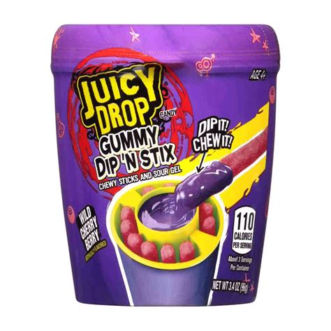 Buy Juicy Drop Gummies Dip N Stix Gummy Candy Assorted Flavors From