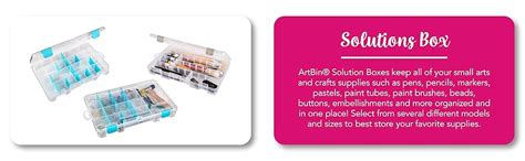 Artbin 3003ab Solutions Small Box Art And Craft Supply