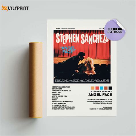 Stephen Sanchez Posters Angel Face Poster Album Cover Poster
