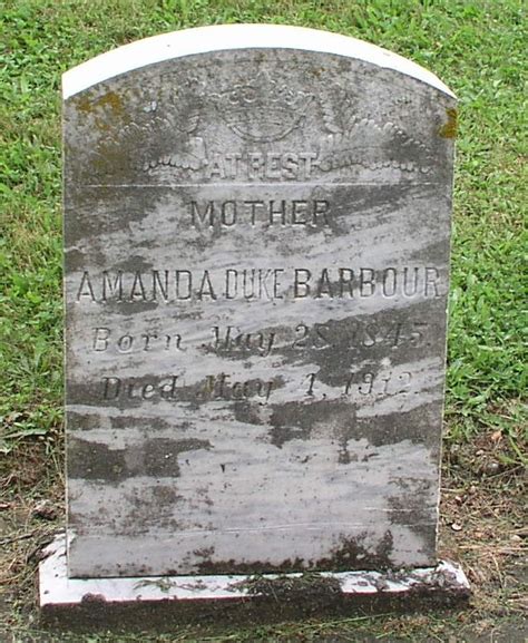 Amanda Holdin Thompson Barbour 1845 1912 Find A Grave Memorial