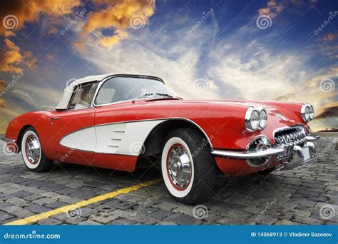 Classical Chevrolet Corvette Stock Image Image Of Convertible Speed