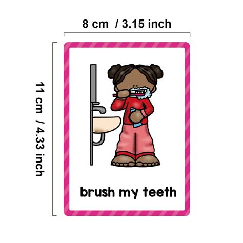 Brush My Teeth Flashcard Great
