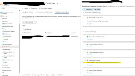 Azure Function App Wont Retrieve Public Cert Even With Websiteload