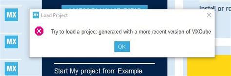 Solved Stm32cubemx Reports Try To Load A Project Generat