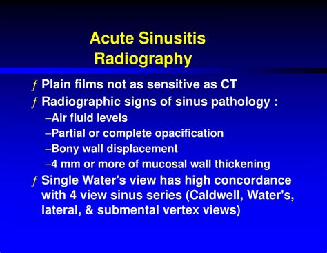 Ppt Acute Sinusitis Diagnosis Management And Complications