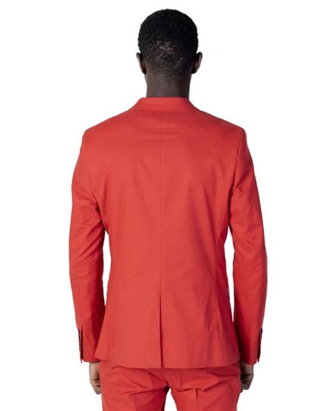 Suits Red Slim Fit Suit Antony Morato