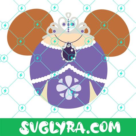 Sofia The First Svg Disney Princess Svg Sofia Svg Minnie Head Svg Svg Lyra