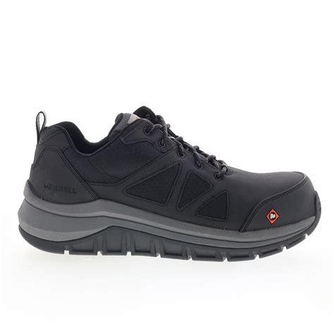 Merrell Fullbench Speed Cf Carbon Toe Mens Black Work And Safety Shoes