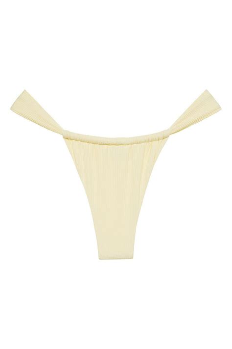 Cream Rib Sandra Bikini Bottom
