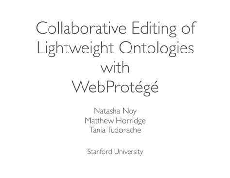 Semtech Web Protege Tutorial Pdf