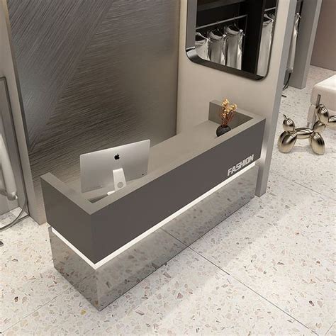 Office Reception Counter Desk Check Out Counter For Spa Small