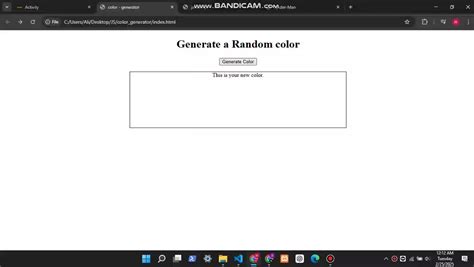 Day25 Mernstack Javascript Randomcolorgenerator Dommanipulation Hafiz Ali Ahmad