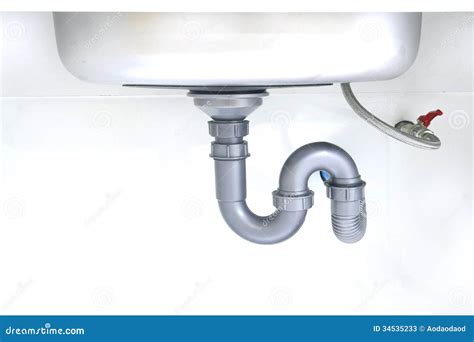 Drainpipe Of Sink Stock Image Image Of Canal Life Hygiene 34535233