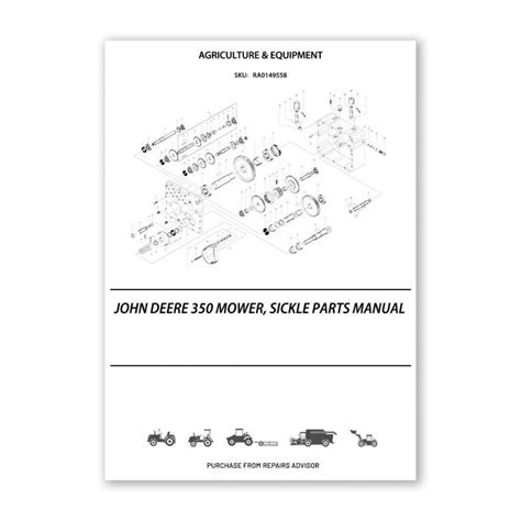 John Deere 350 Mower And Sickle Parts Manual
