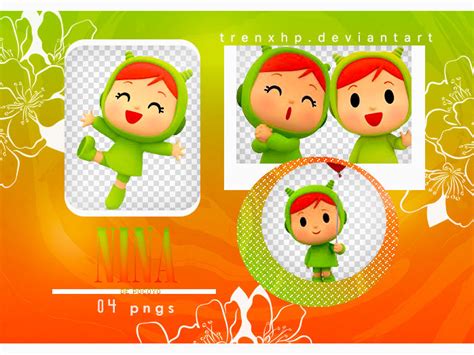 Pack Png 84 Nina De Pocoyo By Trenxhp On Deviantart