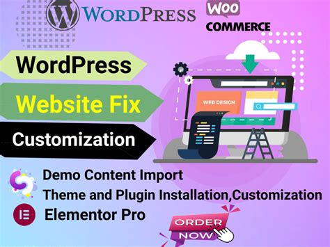A Bug Fixed And Full Customization Wp Website Upwork