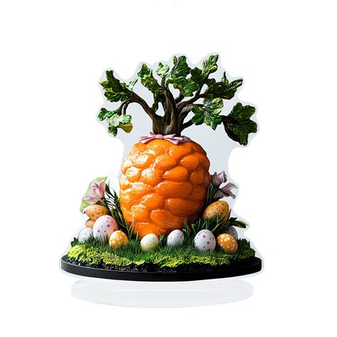 Jeuapho Easter Desk Decorations Adorable Carrot Easter Egg Table Sign