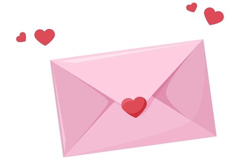 Premium Vector Love Letter Cute Valentine Day Sticker