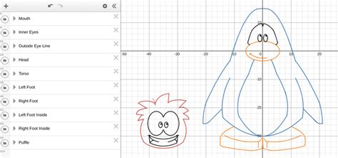 My First Ever Desmos Art I Made For A Math Class And It Took About 100