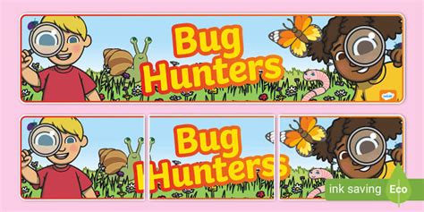 Bug Hunters Display Banner Teacher Made Twinkl
