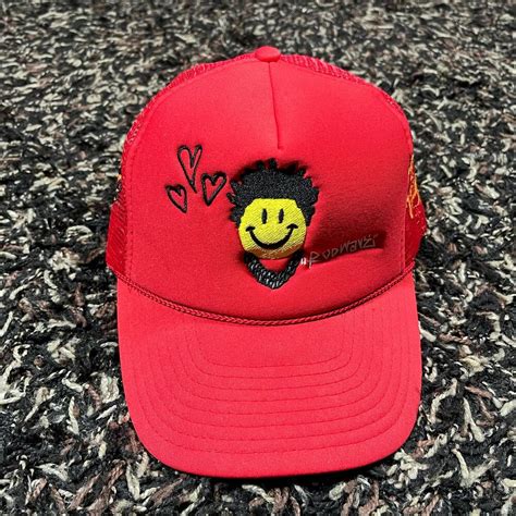 Rod Wave Smiley Face Love 4 My Fans Trucker Hat Sum Gem