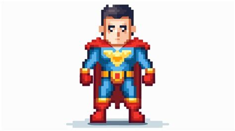 Pixel Art Superhero Vectors And Illustrations For Free Download Freepik