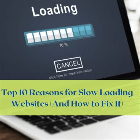 Top 10 Reasons For Slow Loading Websites And How To Fix It