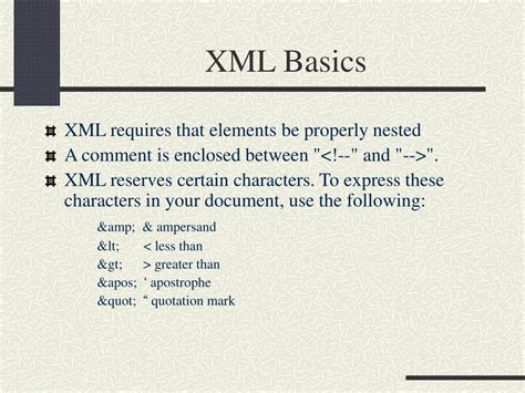 Ppt Jaxp Xml Basics Understanding And Implementing Xml In Java Powerpoint Presentation Id