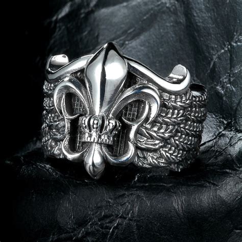 Inel De Iris Antic Argint Antic Deschidere Reglabila Emagro