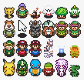 Link Sprite Options 16 Bit Link Sprite Hd Png Download Kindpng