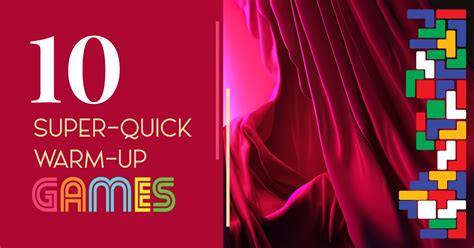 10 Super Quick Warm Up Games