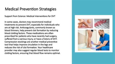 Stay Clot Free Prevention Strategies For Deep Vein Thrombosispptx
