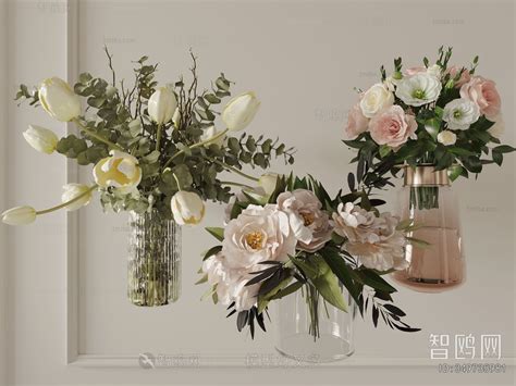 Modern Flower Arrangement 3d Model Download Model Id349735981 1miba