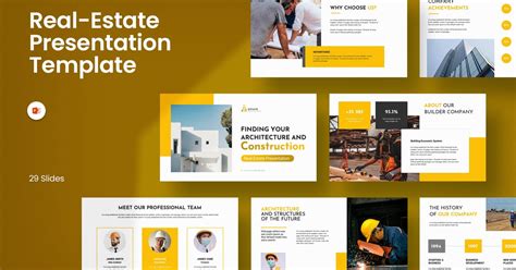 Real Estate Powerpoint Presentation Template Incl Business And Social