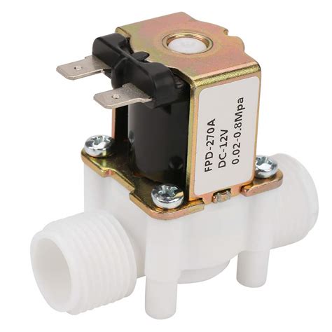 Válvula De Agua Solenoide 12v G1 2 Nc Válvula De Agua Solenoide De