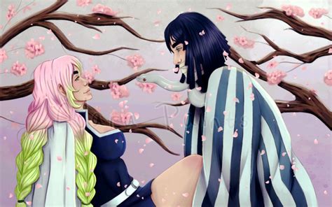 🔥 Free Download Kanae Kocho With Nezuko And Mitsuri Wallpaper By