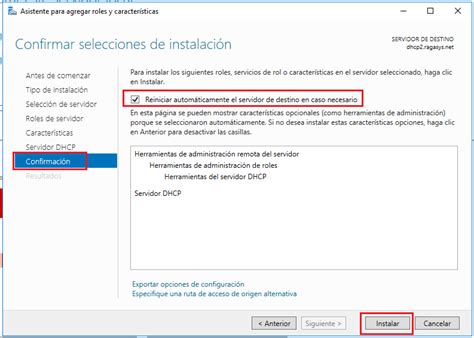configurar dhcp failover cluster en ms windows server 2016 ragasys