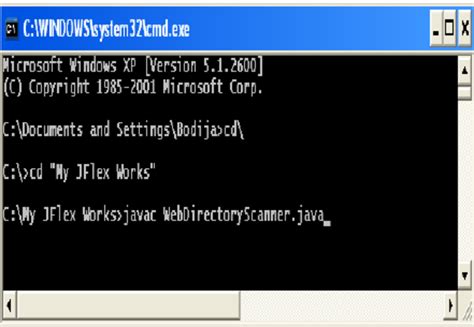 Screenshot Showing The Command For Compiling The Generated Code Download Scientific Diagram