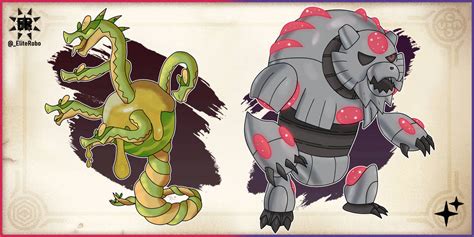 Fakemon Shiny Mold Noggin And Iron Moon By Eliterobo On Deviantart