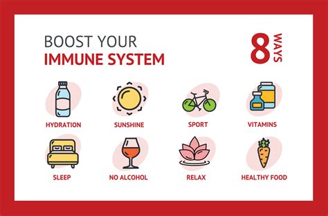 Boost Immune System Concept Banner Card Vector 17333747 Vector Art At