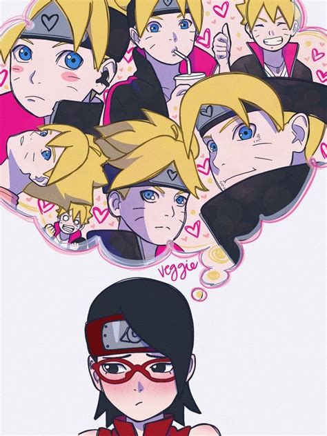 Pin De Alex Valenshtain Em Наруто Боруто Sarada E Boruto Naruto E