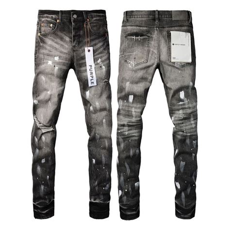 Designers Purple Jeans Denim Trousers Mens Jeans Designer Jean Men